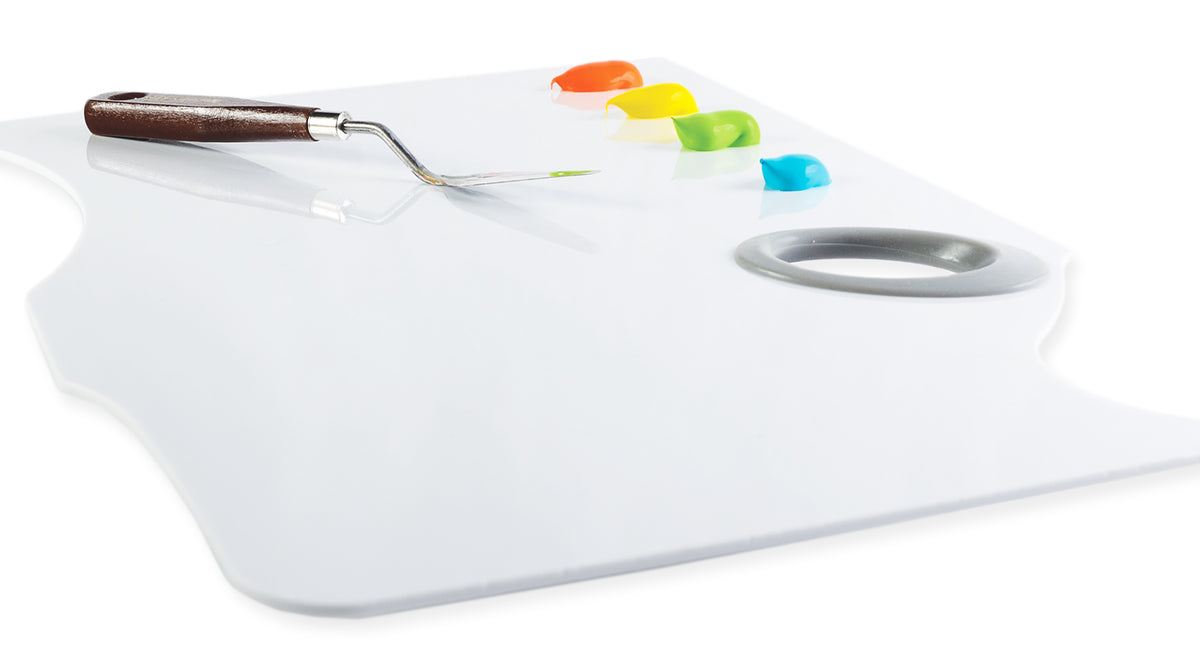 Easy Lift White Peelable Plastic Palettes - Masterson Art